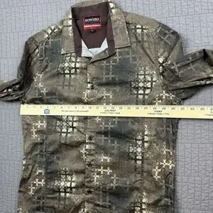 Montero | Shirts | Y2k Montero Shirt Mens Large Brown Button Up Grunge ...